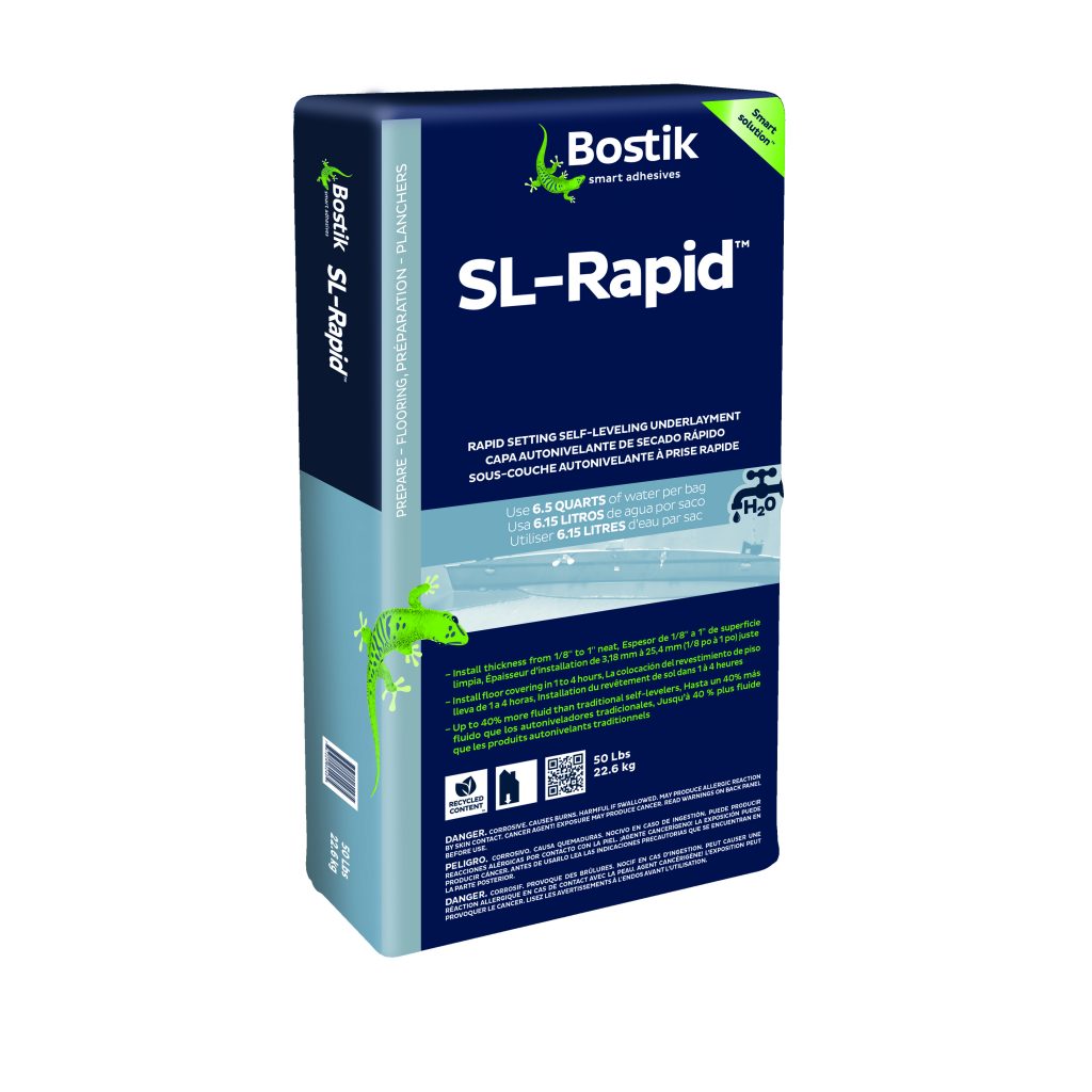 Bostik introduces SL-Rapid™ self-leveling underlayment - TileLetter